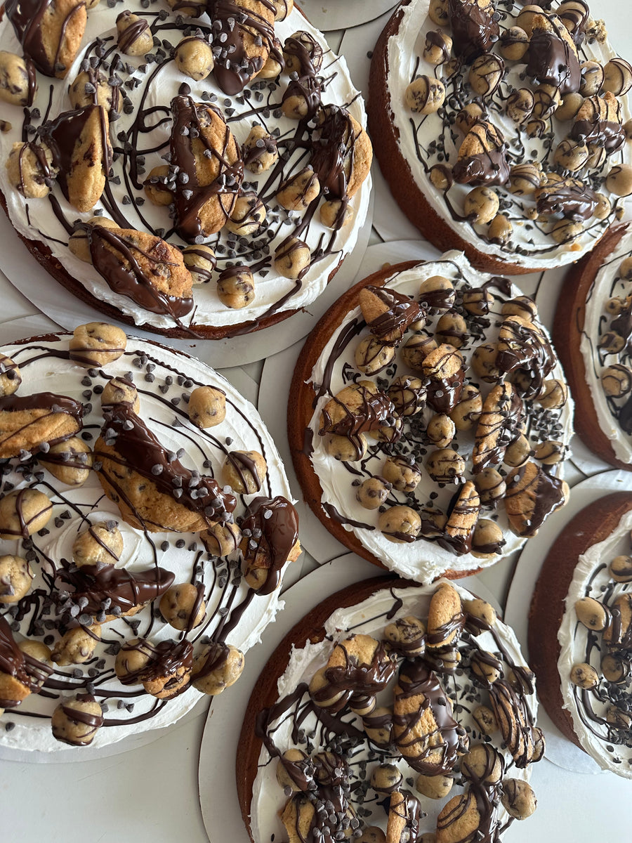 Chocolate Chip Cookie Dough Cake – Nechamit's Treats