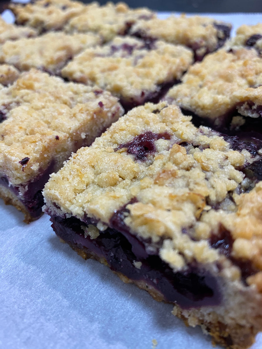 Lemon Blueberry Crumb Bars – Nechamit's Treats